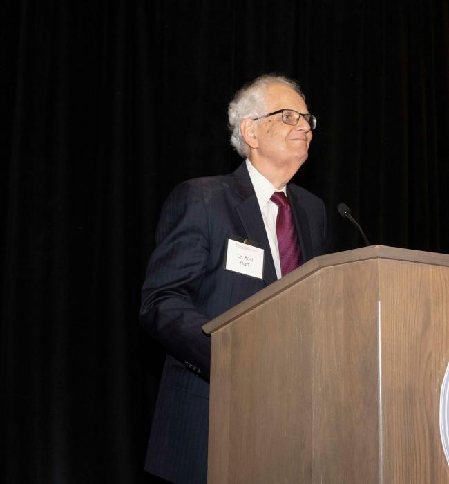 Rod Hart Honored | Department of Communication Studies