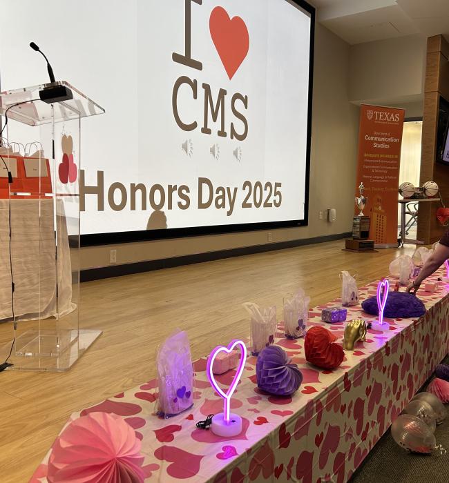 Honors Day 2025 Shows Heart | Department of Communication Studies